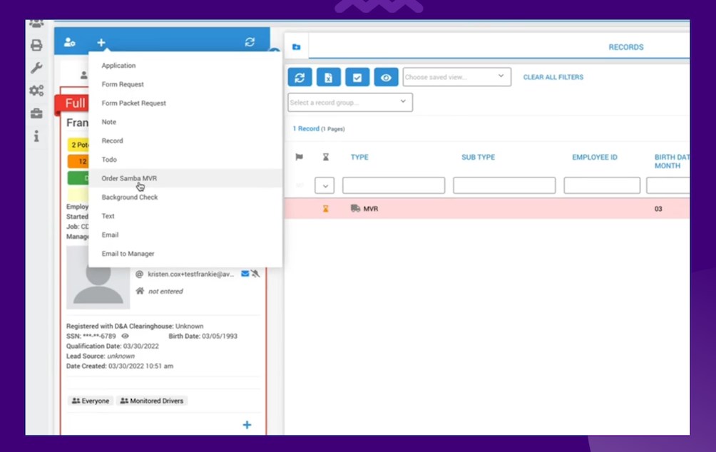 AvatarFleet Partners | SambaSafety